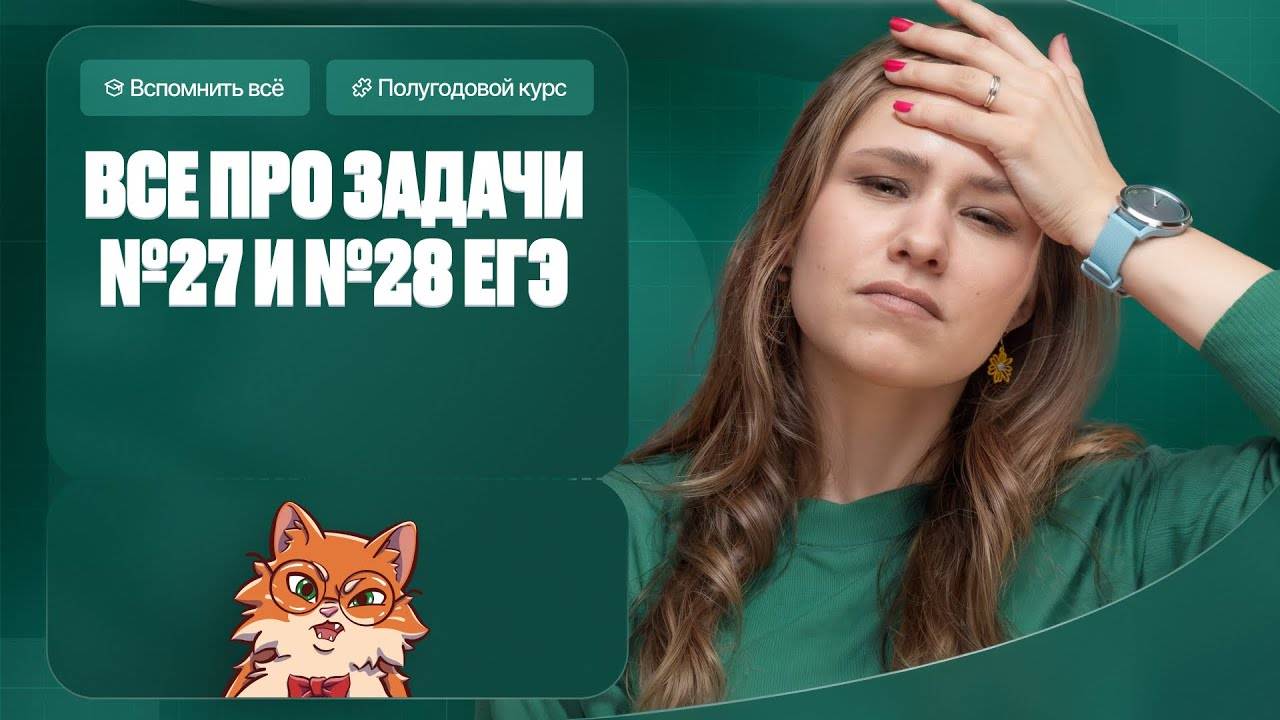 ВСЕ про задачи 27 и 28 ЕГЭ по химии | Полугодовой курс "Вспомнить всё" | Степенин и Дацук