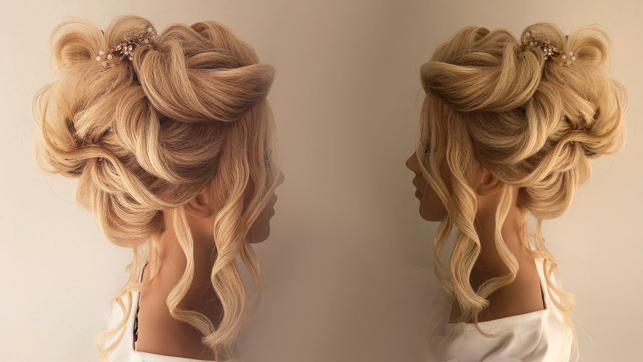 Лёгкая Прическа с Гофре и Локонами | Пошаговый Урок