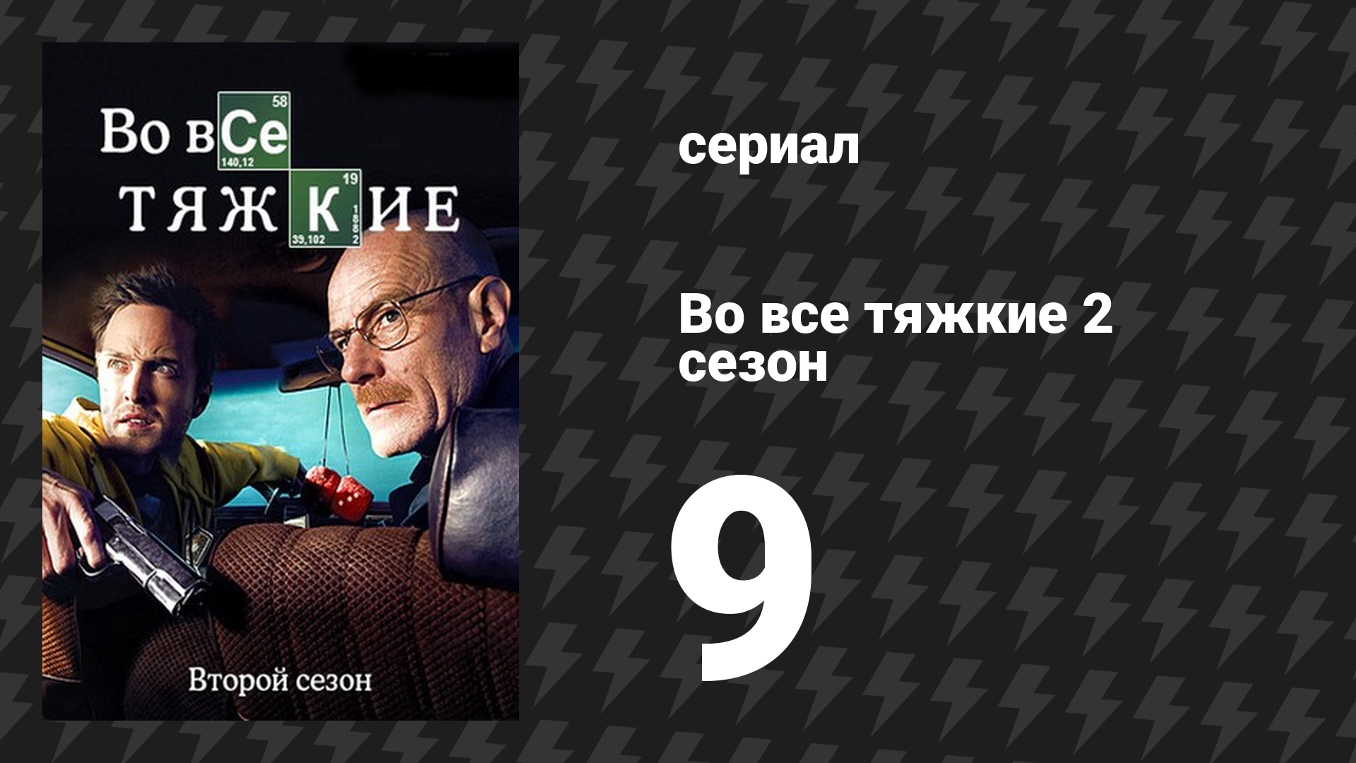 Во все тяжкие 2 сезон 9 серия «Четыре дня отсутствия» (сериал, 2009)