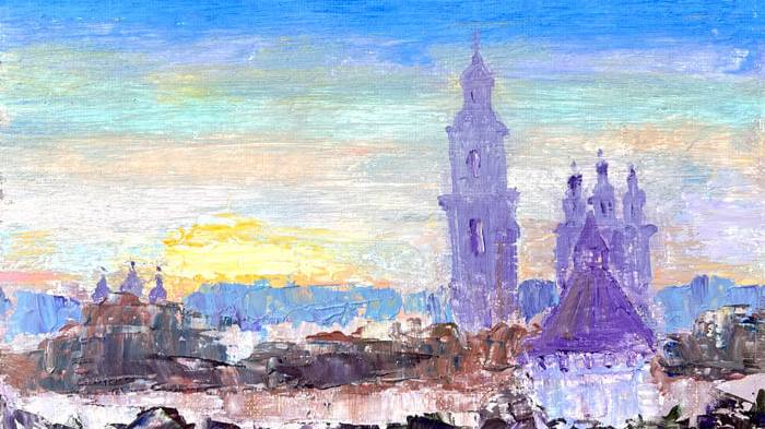 Картина Вечер в Астрахани - Картины serjbond