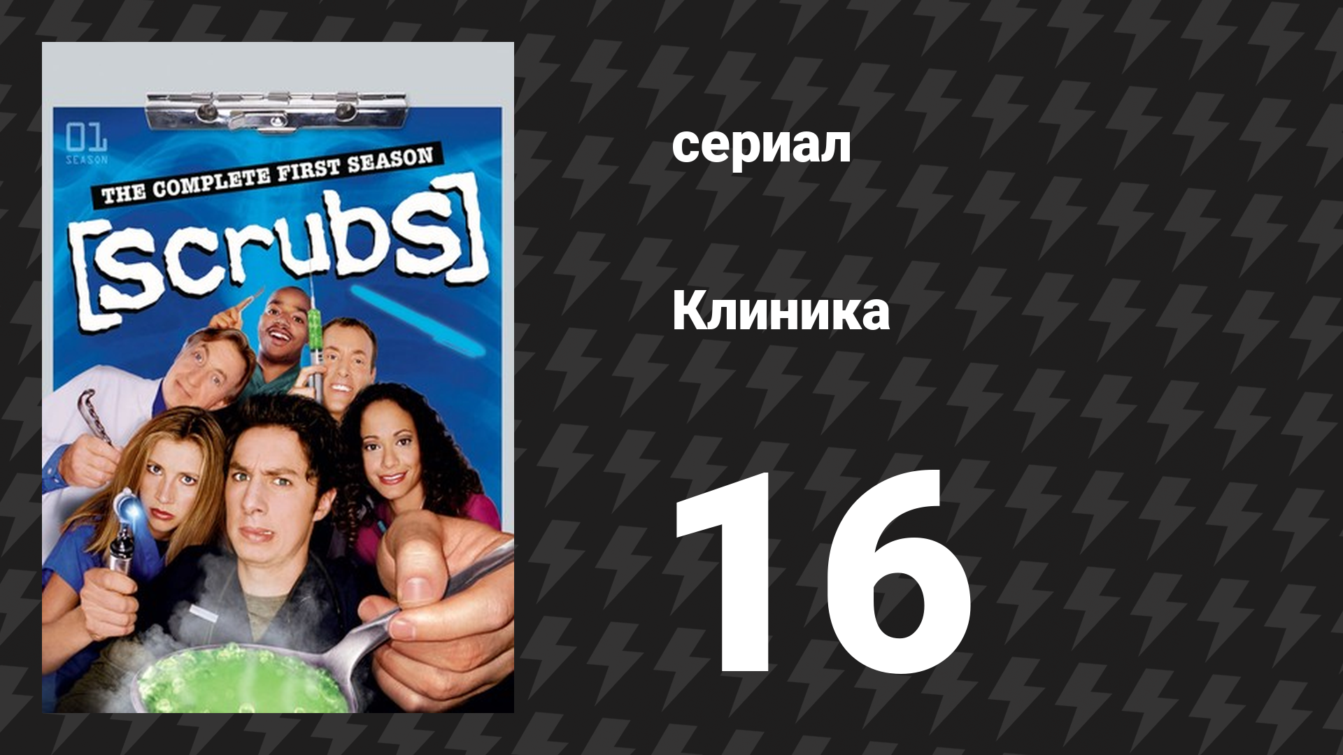 Клиника 1 сезон 16 серия «Моё тяжёлое вмешательство» (сериал, 2001-2010)