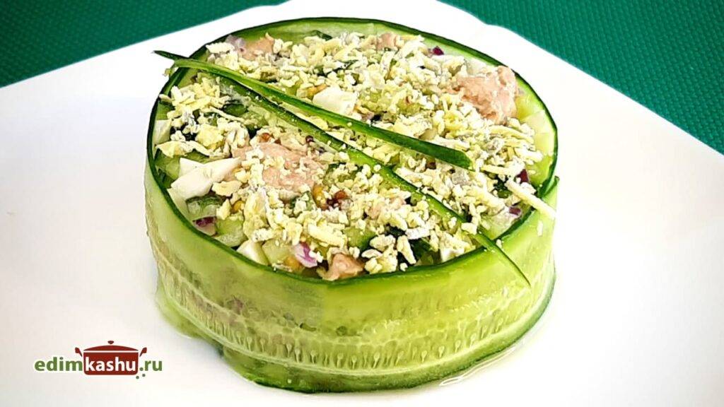 Простой и очень вкусный салат с печенью трески за 5 минут. На праздничный стол.