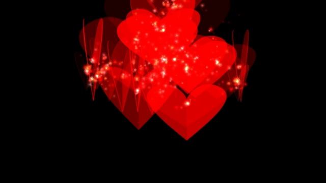 12-летающие сердечки