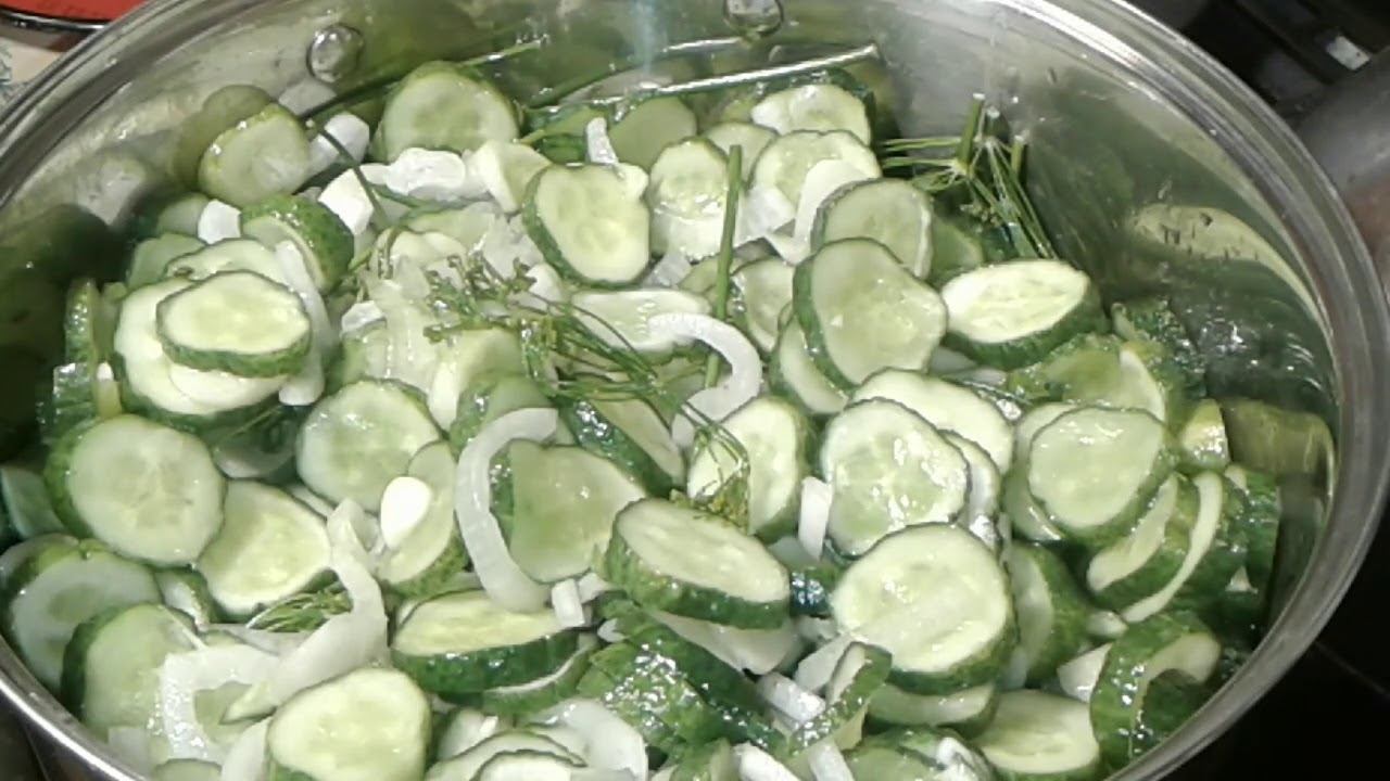 Салат из огурцов на зиму без стерилизации#рецепты #салатизогурцов #recipe #cucumbers #огурцыназиму