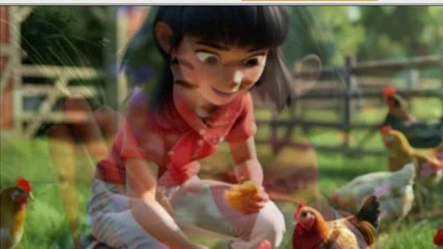 Девочка в деревне