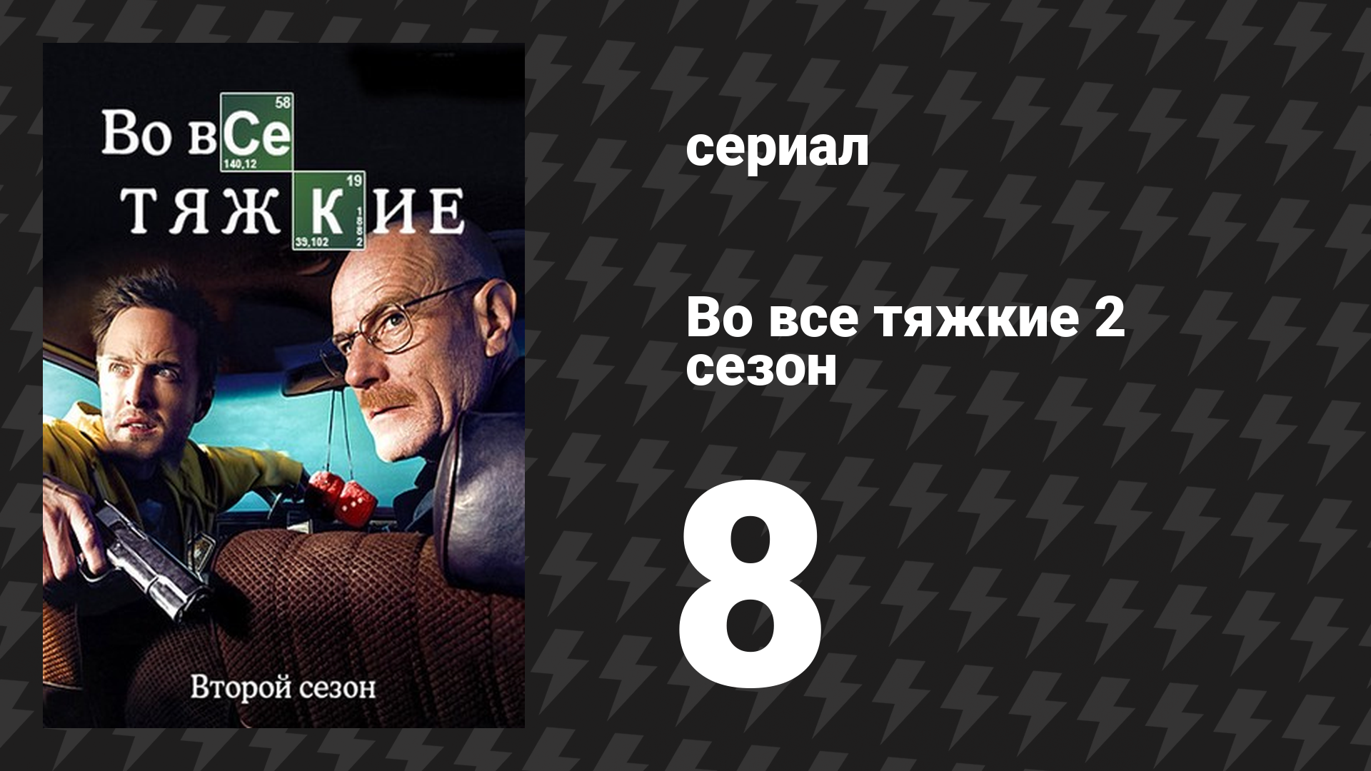 Во все тяжкие 2 сезон 8 серия «Лучше звоните Солу» (сериал, 2009)