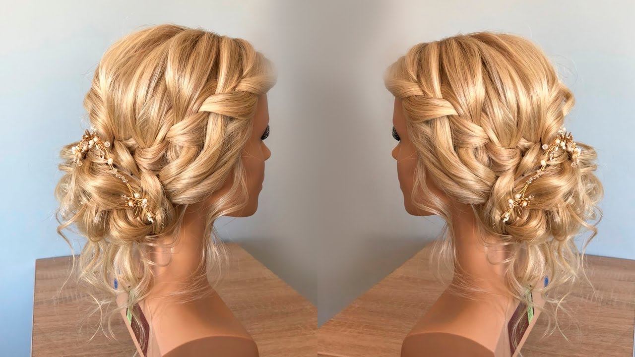 Низкий пучок на готовой текстуре | Быстрая причёска для длинных волос