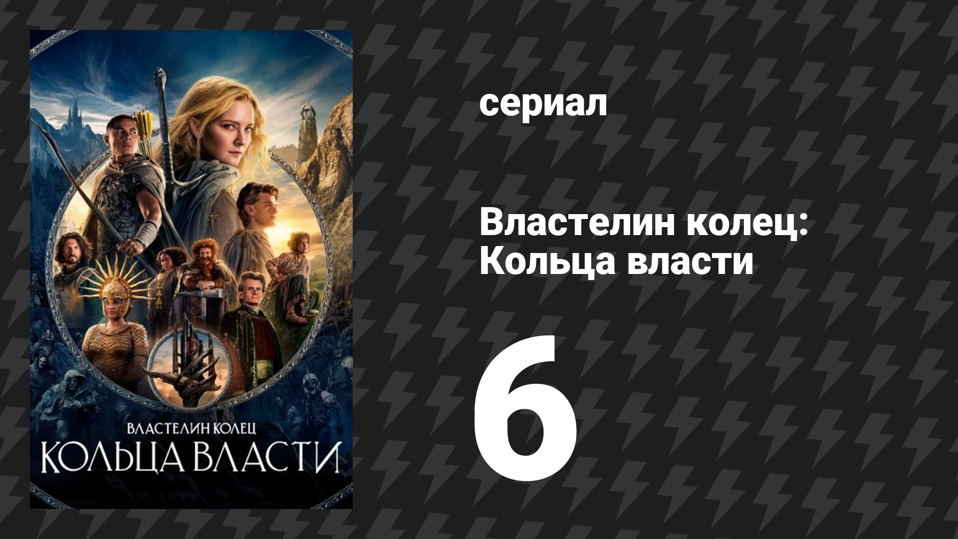 Властелин колец: Кольца власти 1 сезон 6 серия «Удун» (сериал, 2022)