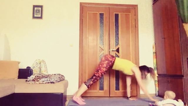 Фитнес с малышом тренировка №3