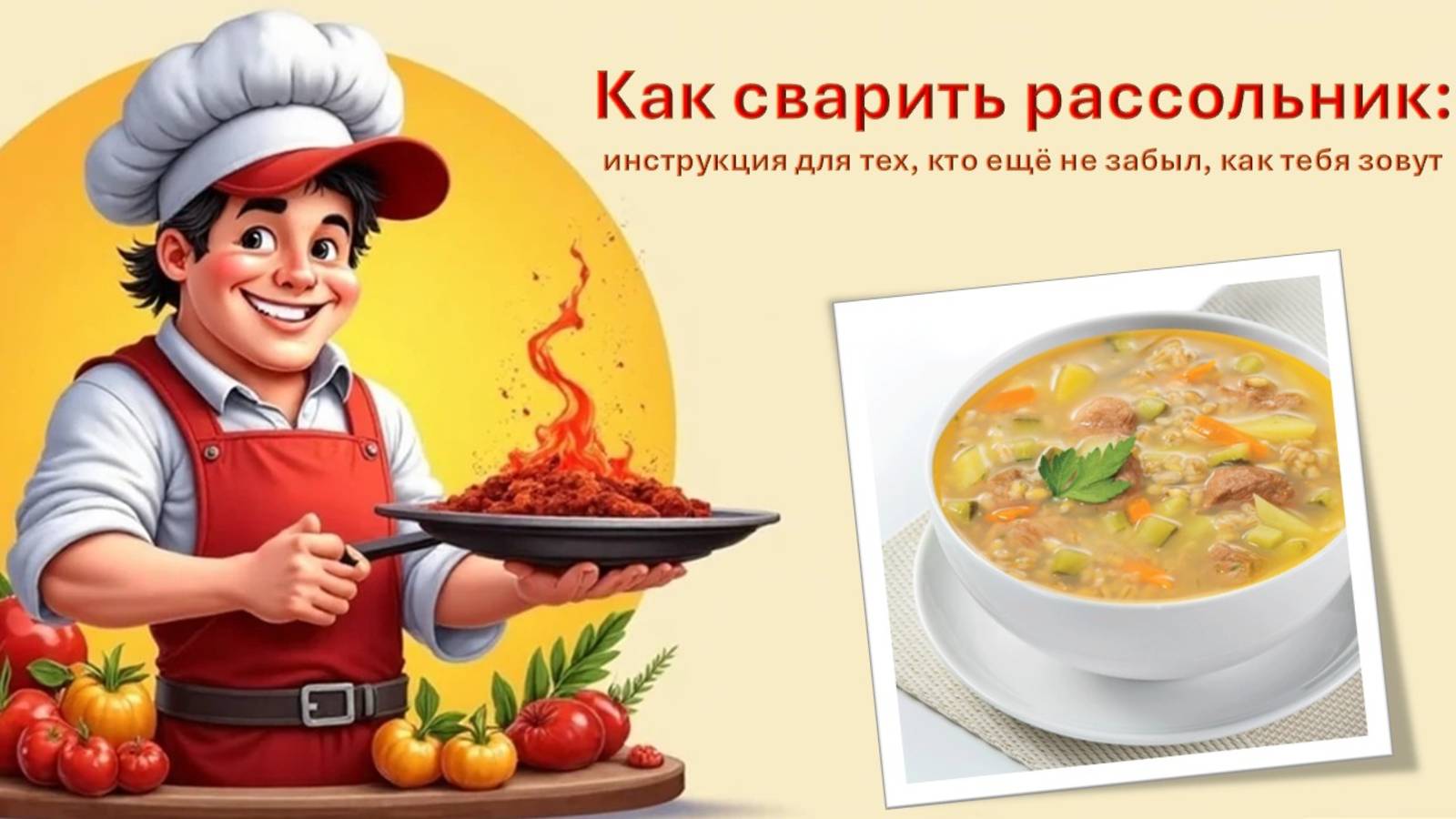 Как сварить рассольник: инструкция для тех, кто помнит свое имя (Рецепты "Мир на Вкус", Эпизод 8)