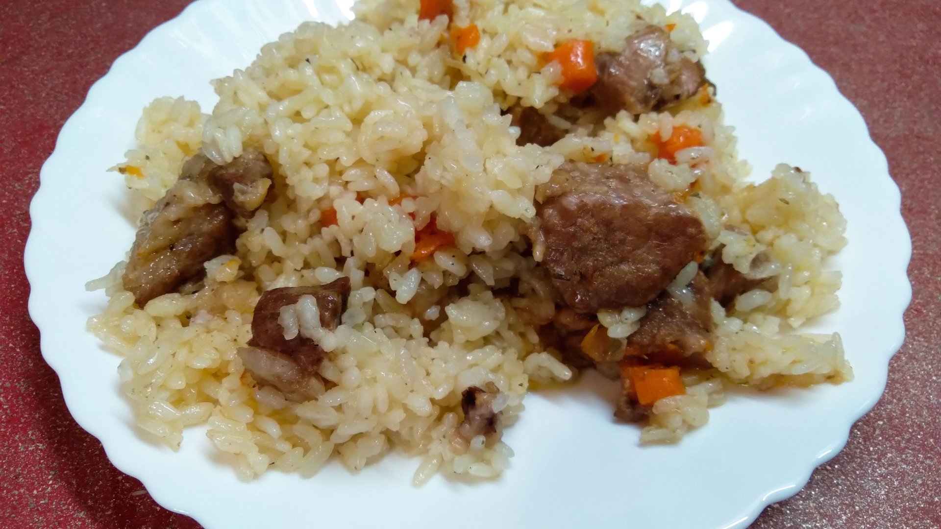 Плов на свинине - рецепт быстрый и вкусный