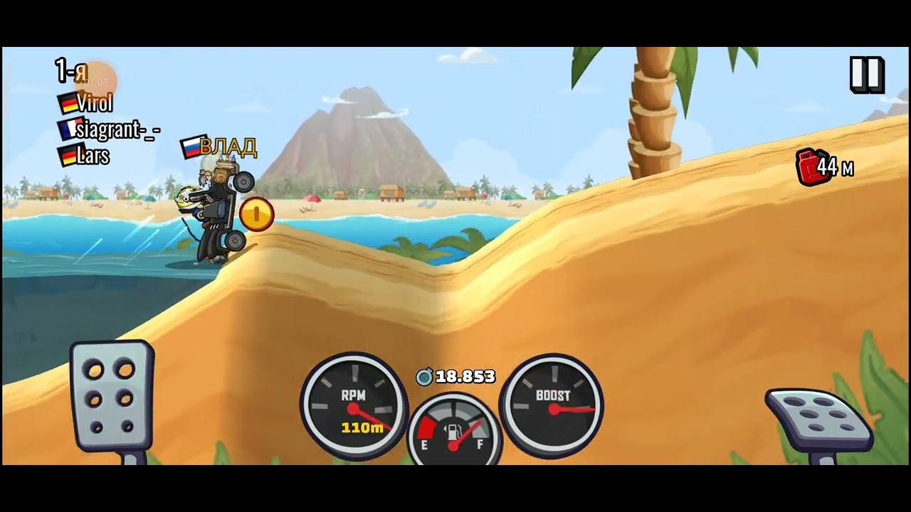 Hill Climb Racing 2 - Путешествие на пальцах. Hill Climber