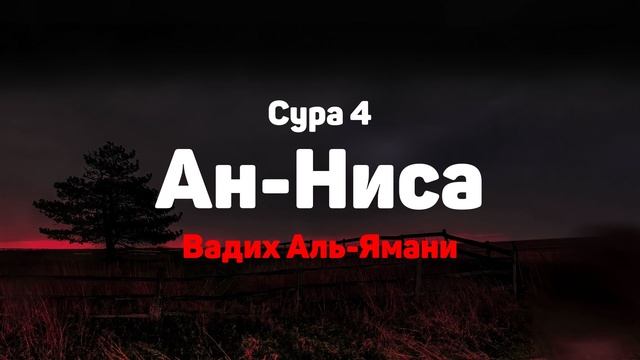 Сура 4 Ан-Ниса - Вадих Аль-Ямани