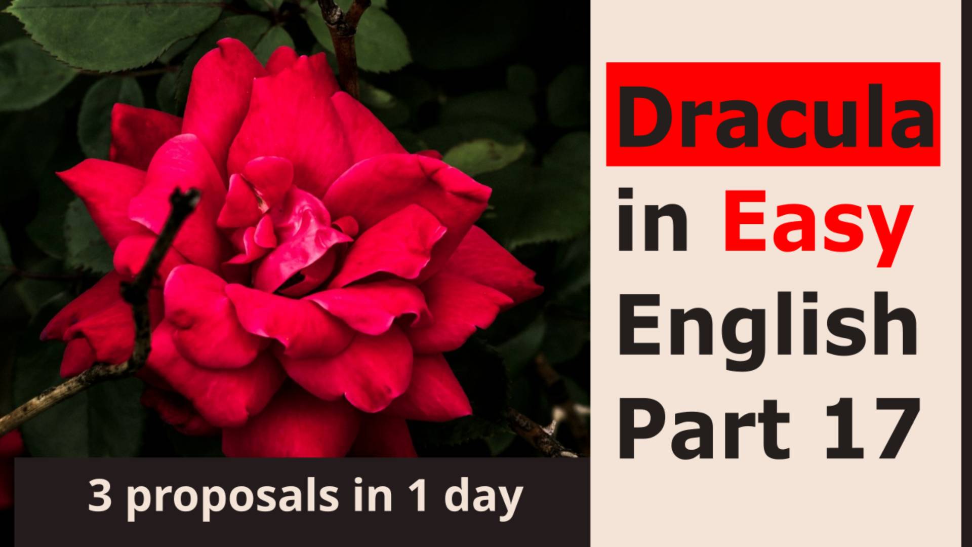 "Три предложения руки и сердца" Учим английский с романом "Дракула" на простом английском. Часть 17