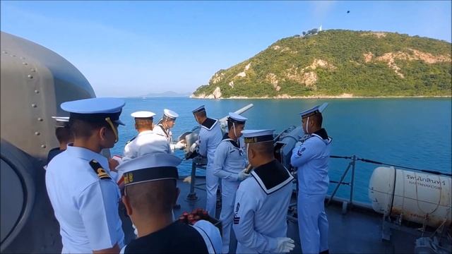 Тайский флот. Мастер-класс по салютам