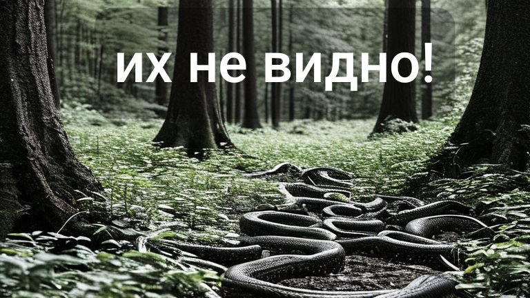 Огромное количество змей в лесах ранней весной!