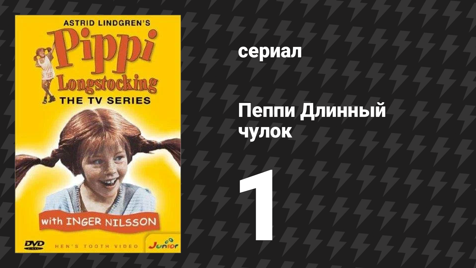 Пеппи Длинныйчулок 1 серия «Пеппи поселяется на вилле «Курица» (сериал, 1969)