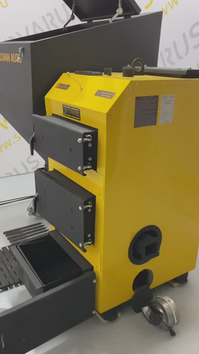 Мини обзор автоматического котла длительного горения Соварус Кован Авто 30кВт