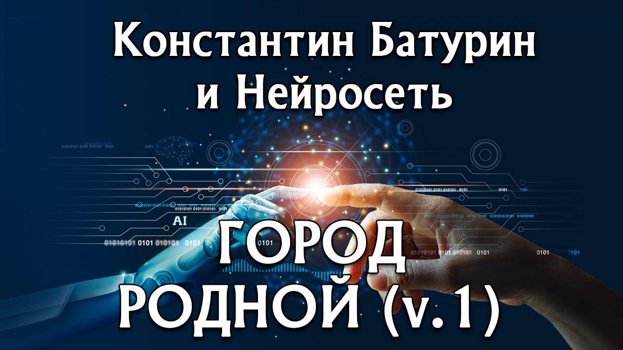 ГОРОД РОДНОЙ (v.1) - Константин Батурин и Нейросеть