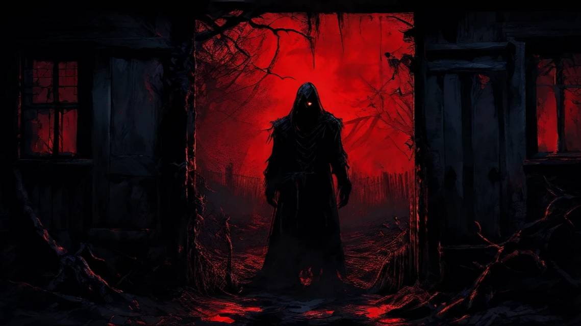 Тень Демона - Вдова и Черт (Horror Rock) "AI Трек" в стиле Король и Шут