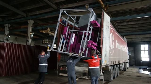 Отгрузка крупоцехов в Армению