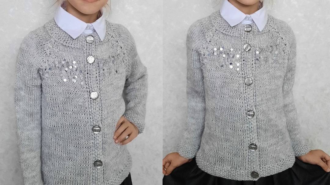 Школьный кардиган _Искорка_._Экспресс МК.