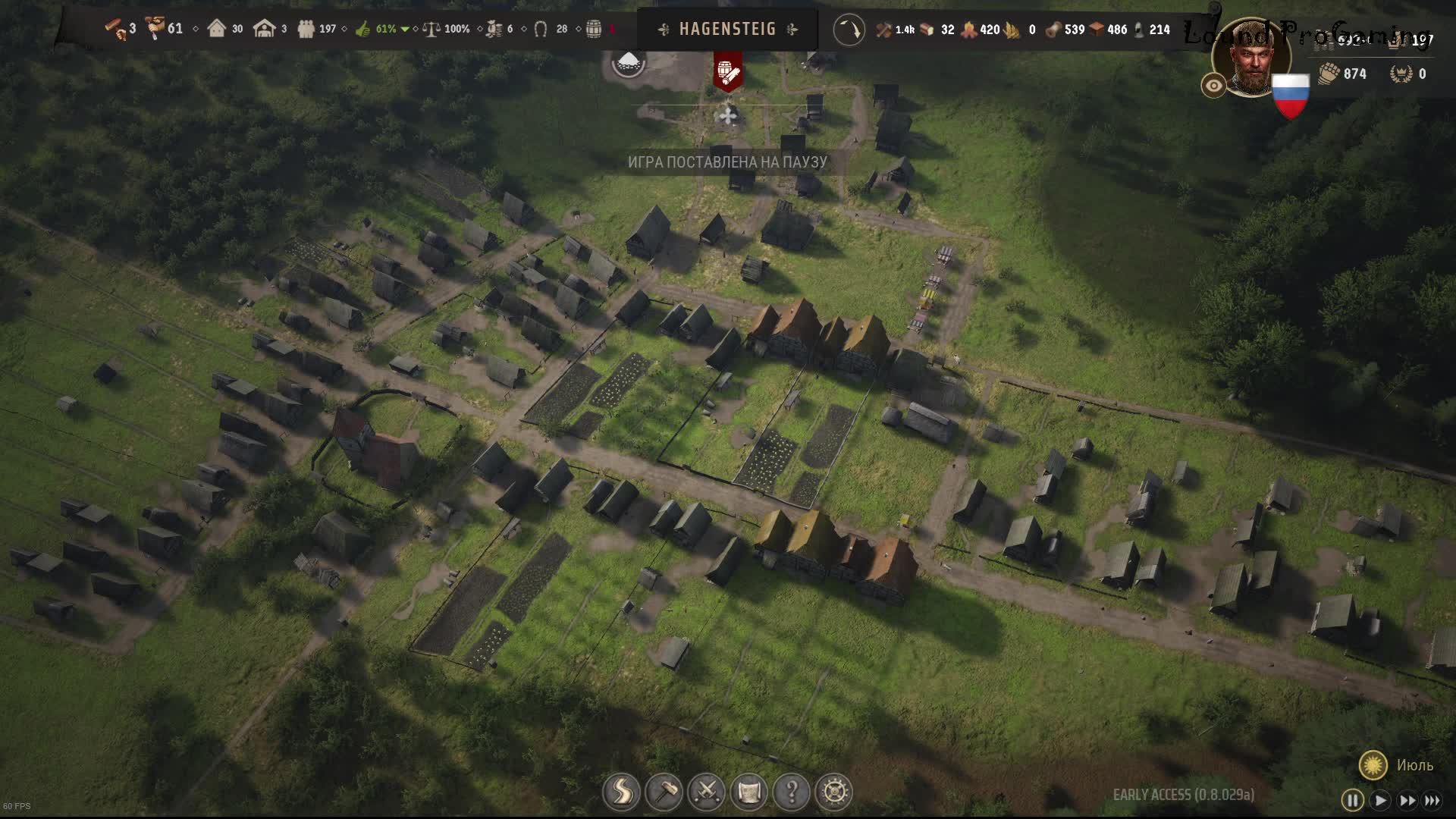 Большая деревушка Manor Lords #3