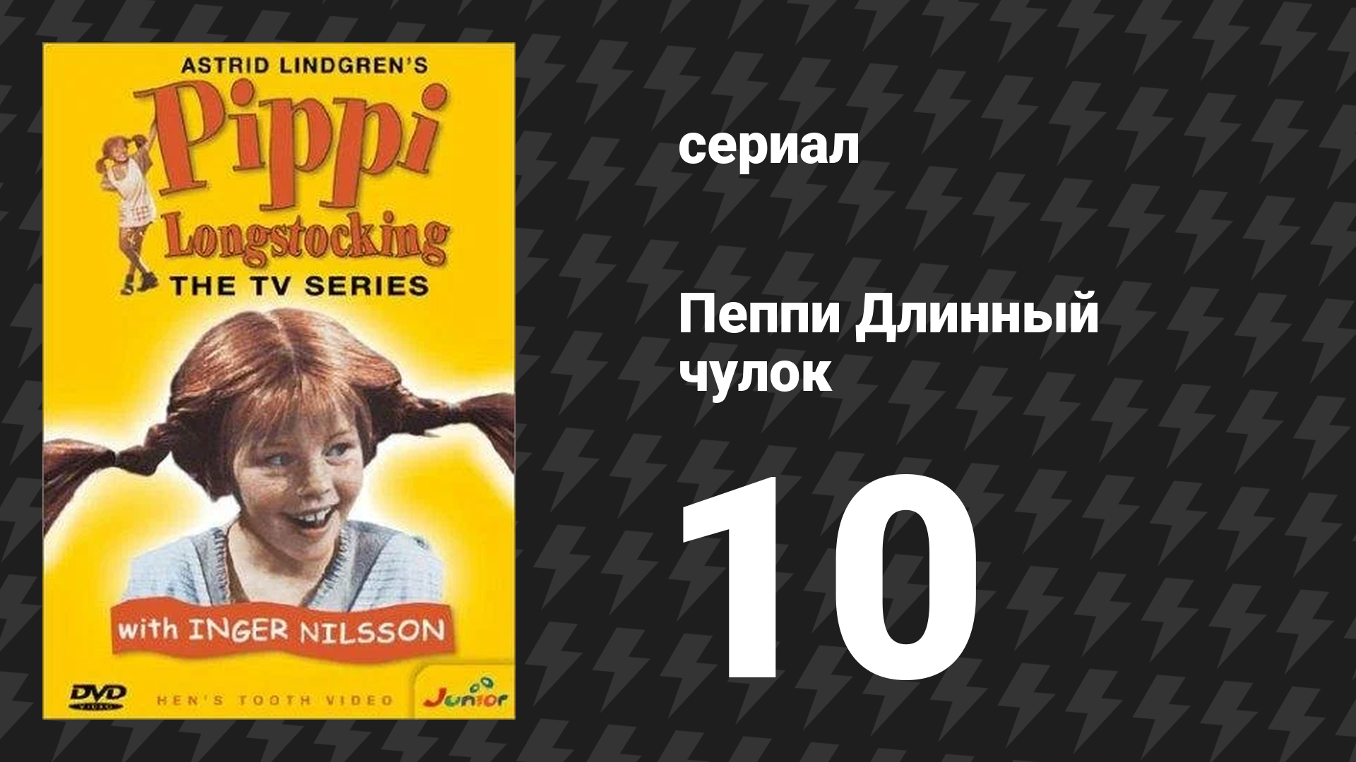 Пеппи Длинныйчулок 10 серия «Пеппи путешествует на воздушном шаре» (сериал, 1969)