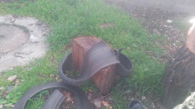 Как быстро разрезать покрышку