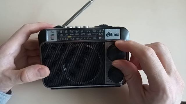 Радиоприемник Ritmix RPR-161. Поиск радиочастот