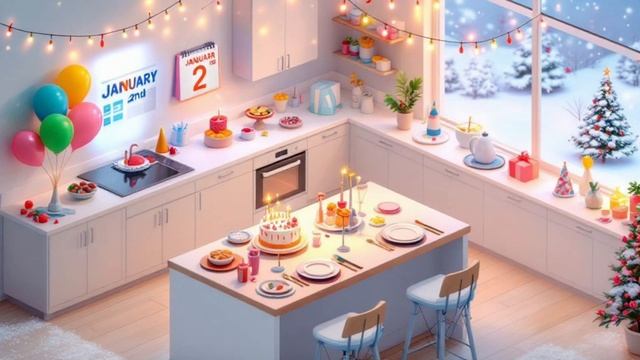 песня поздравление с Днём рождения 2 января