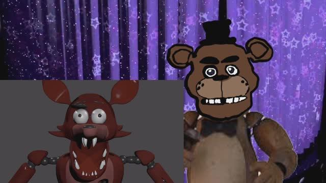 Фокси без анимации Фредди и шортс вторая часть