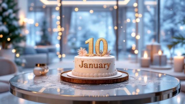 Песня поздравление с Днём рождения 10 января