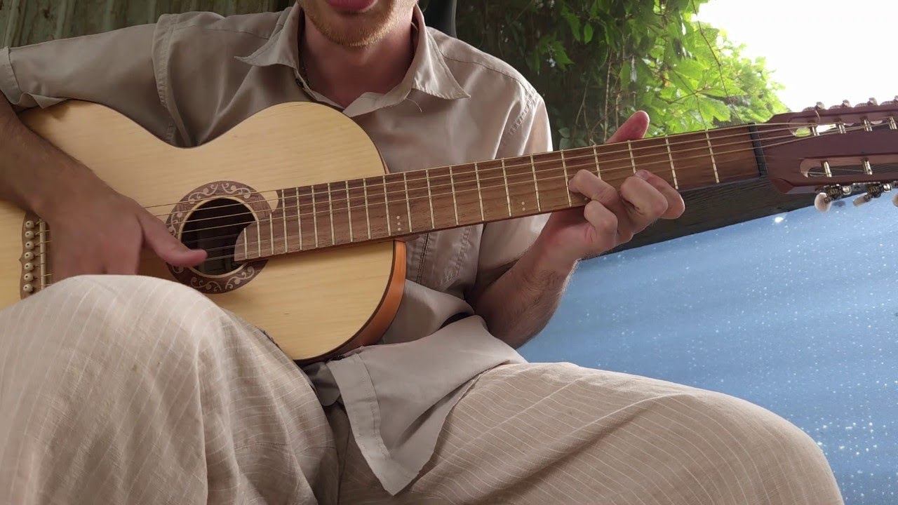 Земля родная - Евгений Клячкин - исполнение на семиструнной гитаре и разбор с аккордами.