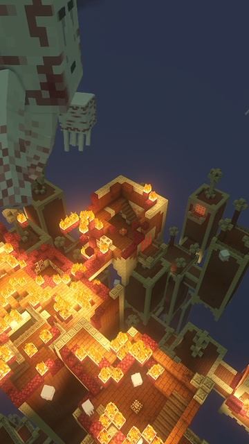 Босс Ур-Гаст в моде The Twilight Forest сумеречный лес #майнкрафт #постройки #minecraft