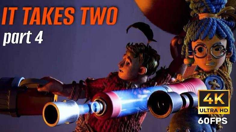 It Takes Two-4 Полное Прохождение Без комментариев 60FPS
