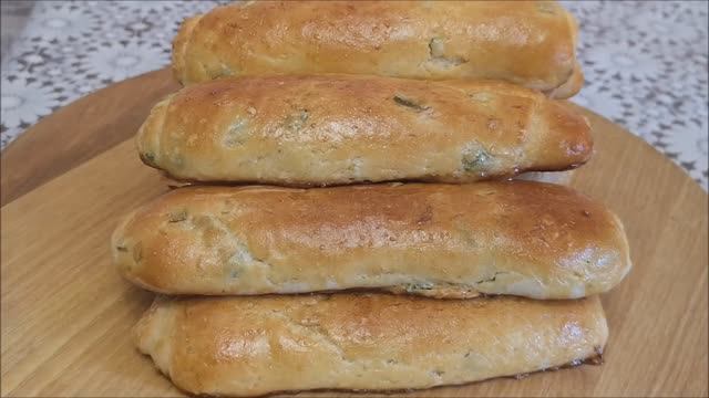Чесночные булочки с луком. ДОМАШНЯЯ ВЫПЕЧКА. Безумно ВКУСНЫЕ!!!! Простой Рецепт