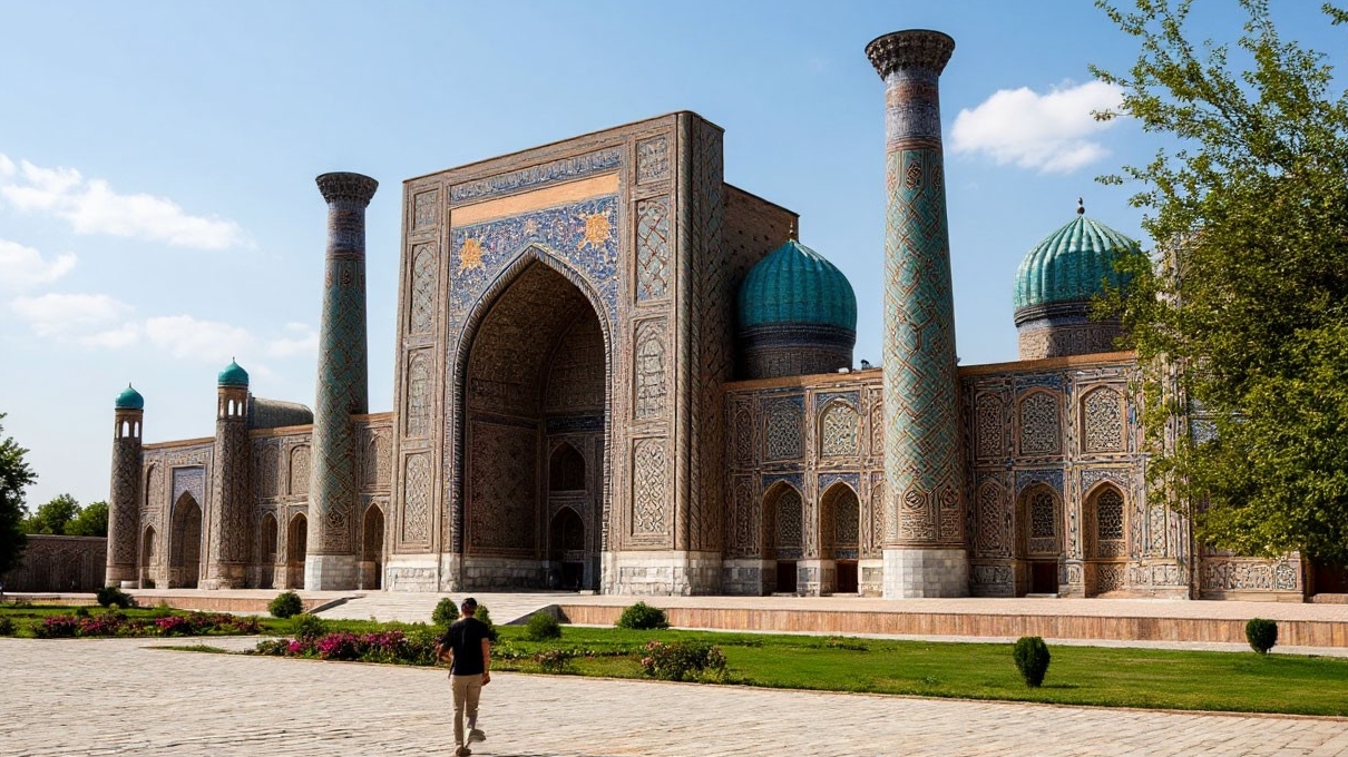 Краткая экскурсия Узбекистан, город Самарканд.