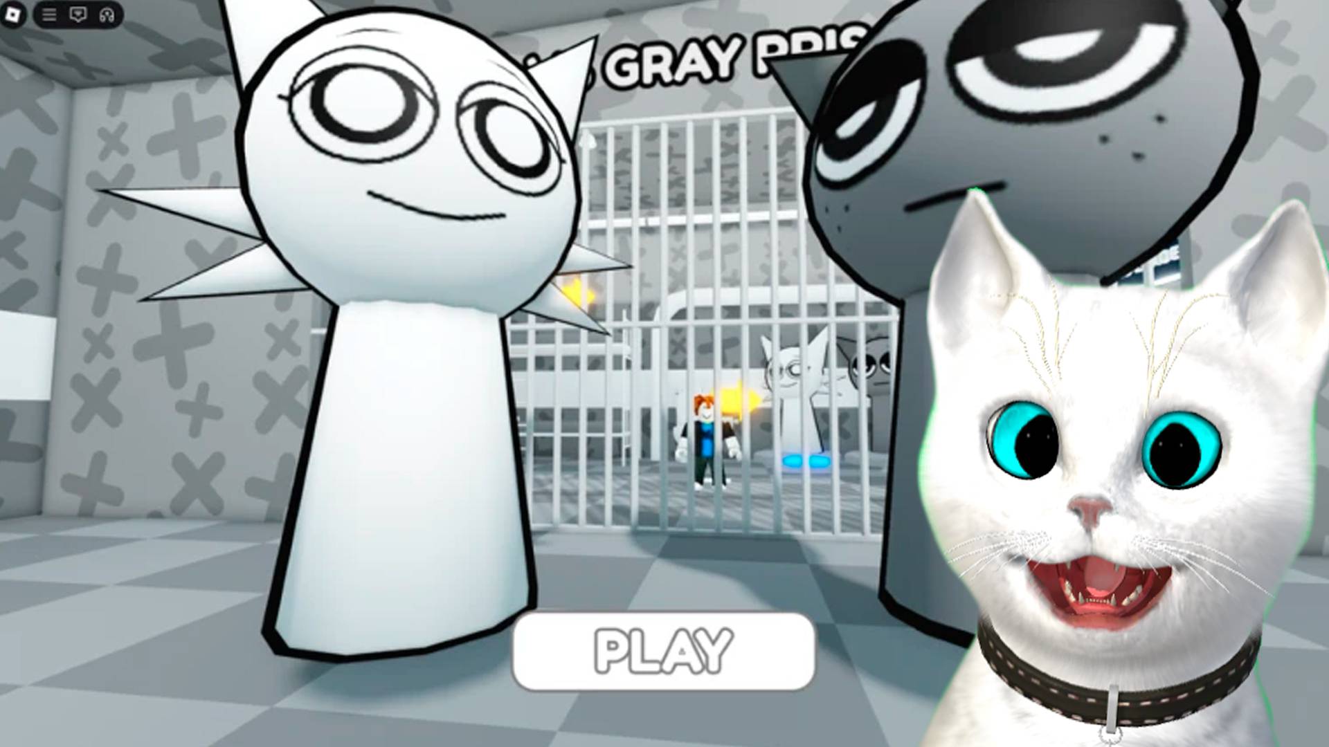 РОБЛОКС ПОБЕГ ОТ ВЕНДЫ И СЕРОГО СПРУНКИ КОТЁНОК КРОНОС