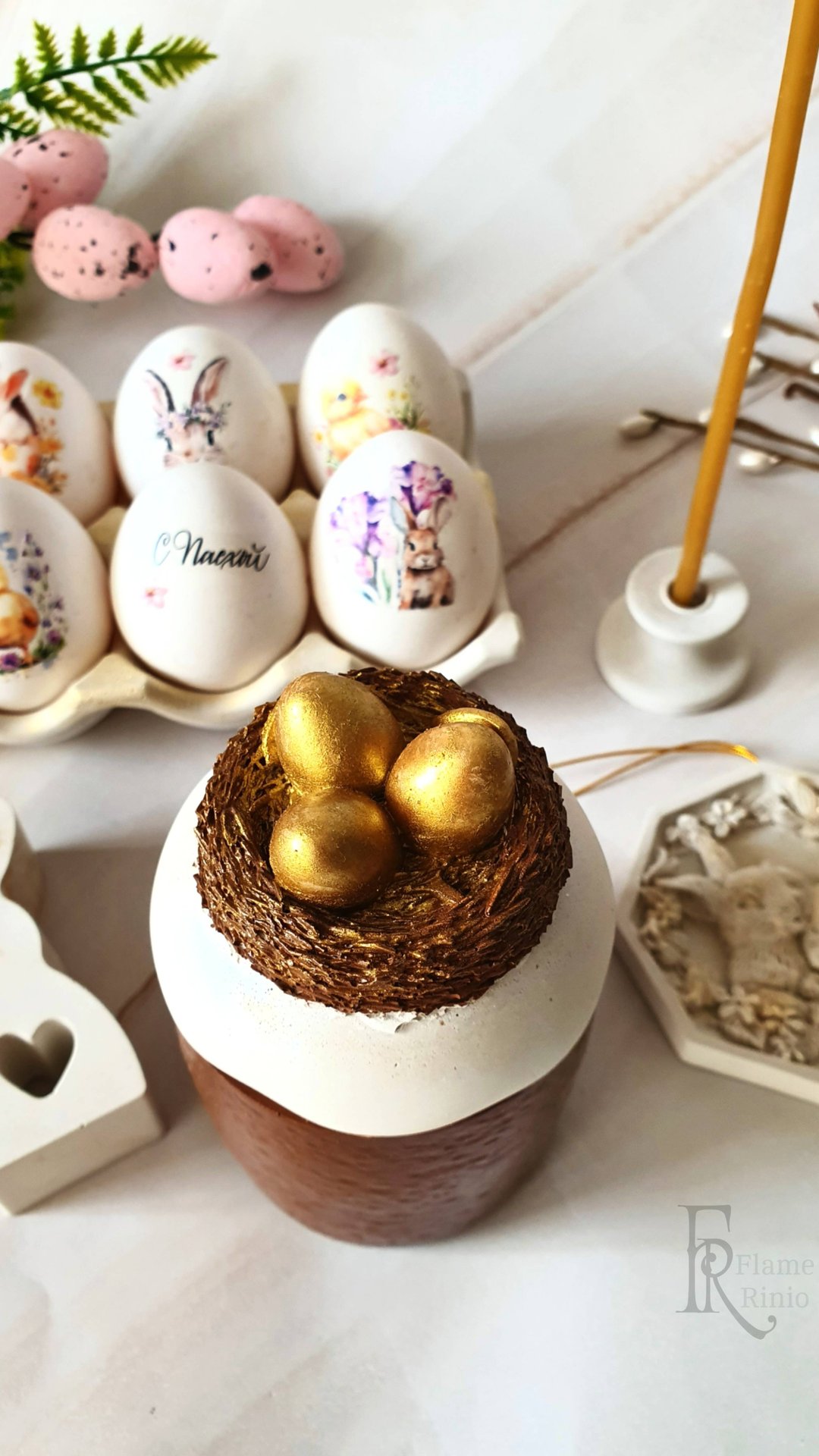 Пасхальный набор #пасхадекор #пасхальныйнабор #пасхаподарок #пасха2025 #flamerinio