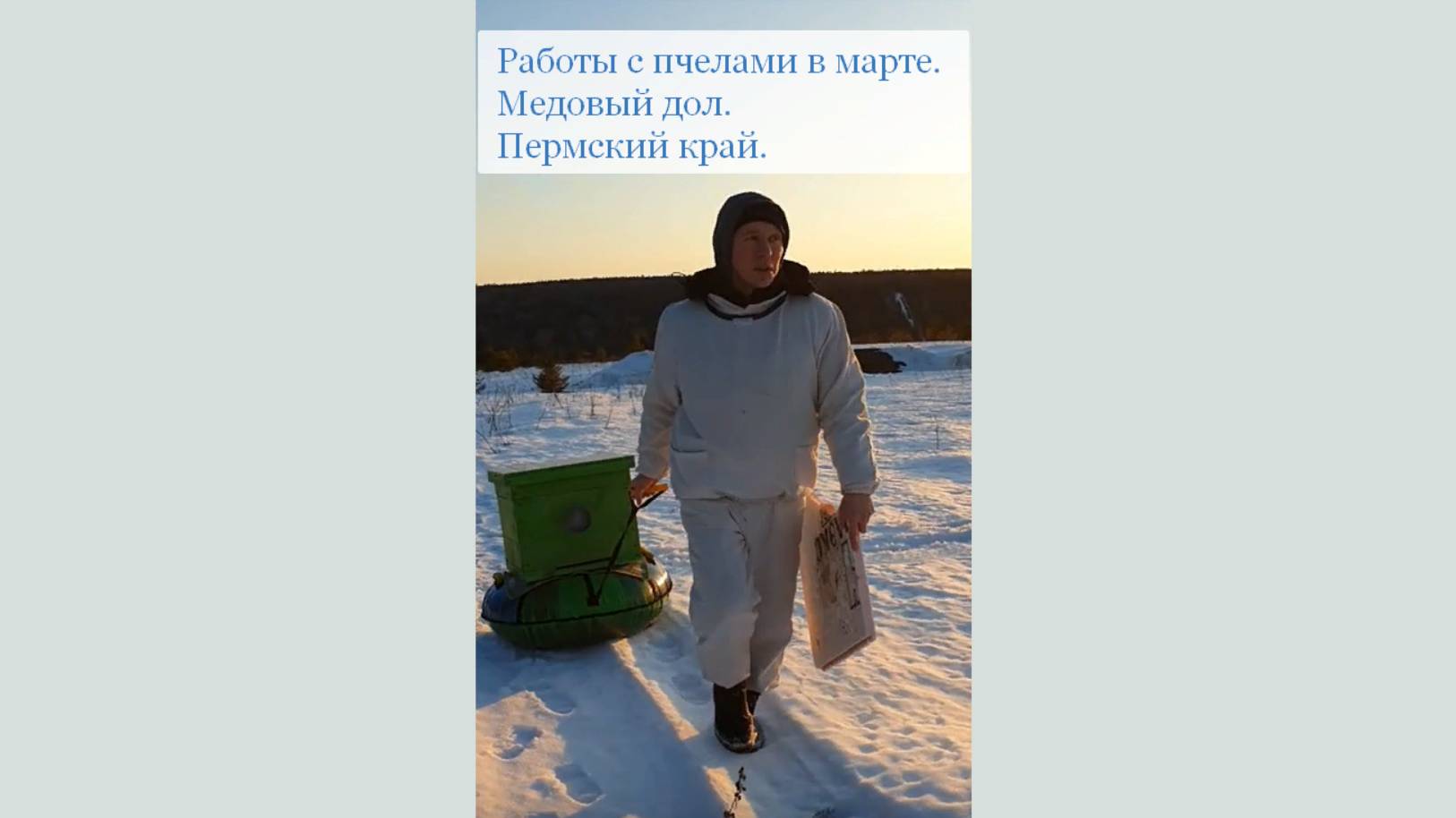 Работы с пчелами в марте. Медовый дол, пасека Савиных.