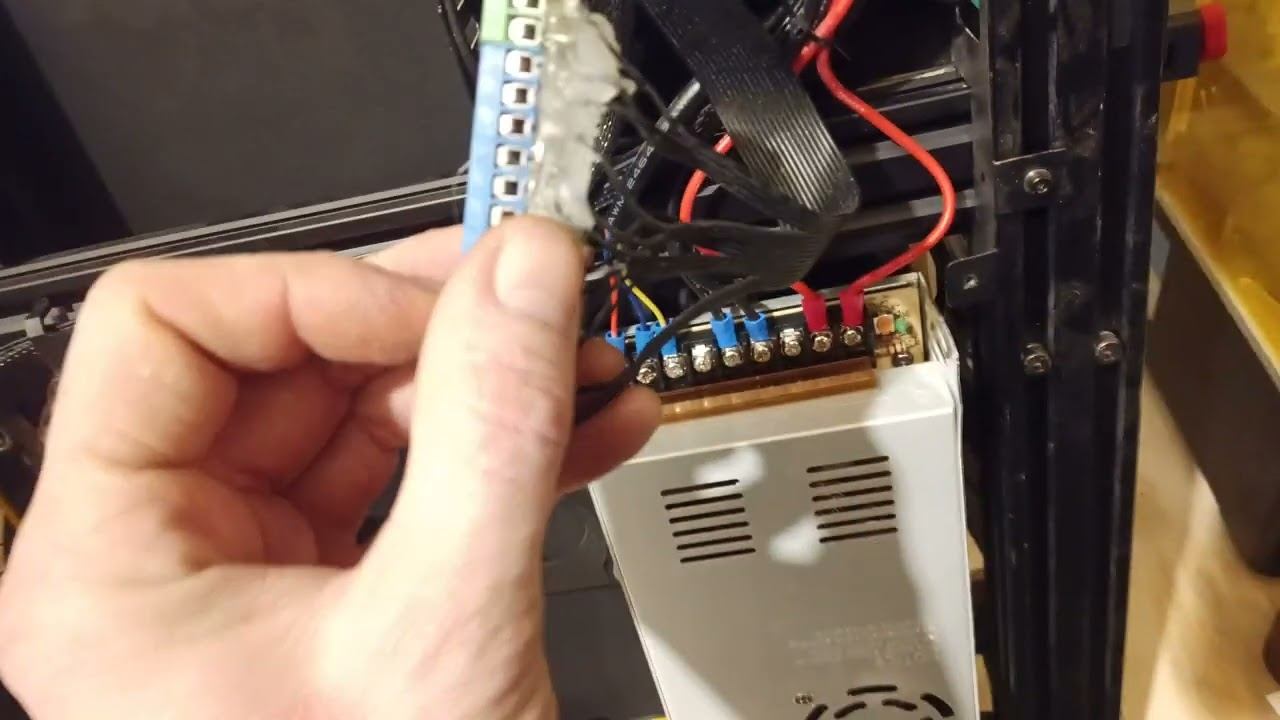 для тех у кого anycubic kobra max, герметизация хоттенда и доработка головного шлейфа