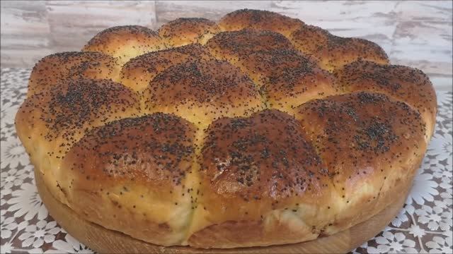 Булочки с повидлом ПУШИНКА. Булочки на кефире. Дрожжевое тесто на кефире. Вкусная выпечка