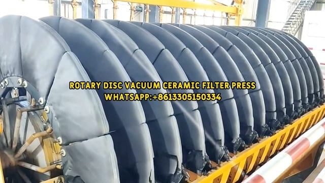 Rotary Disc Vacuum Ceramic Filter Press