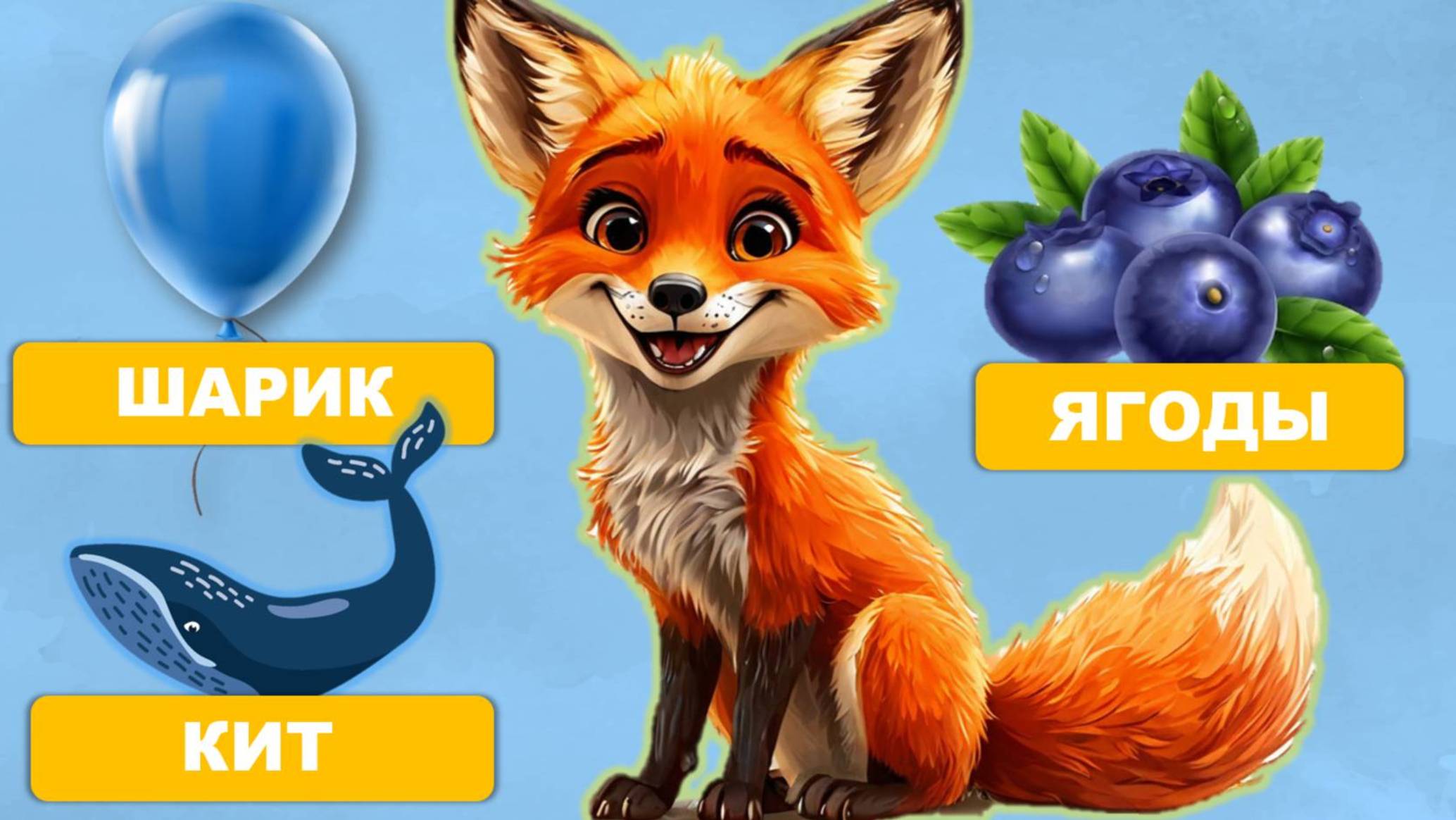 Видео для малышей - учимся говорить. Запуск речи, первые слова малыша. Лисенок ТВ