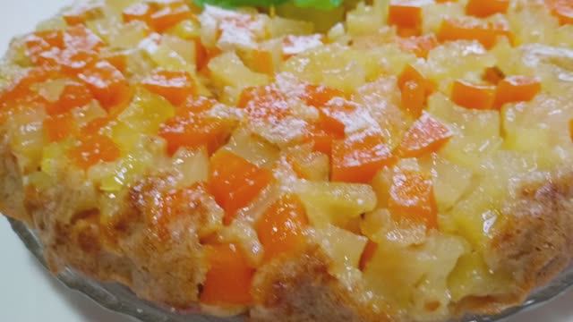 Уютный домашний пирог с яблоками и тыквой!