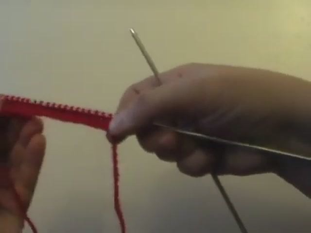 Как научиться вязать спицами спицами -2 урок. Изнаночные петли