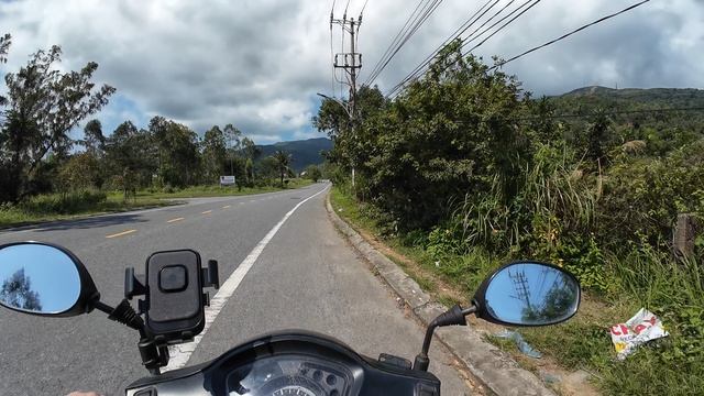 Дананг, Вьетнам, Поездка на мотобайке 17 февраля 2025 - полуостров Son Tra.