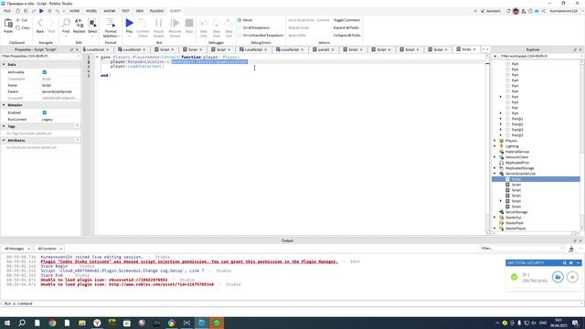 Как сделать спавн в роблокс студео