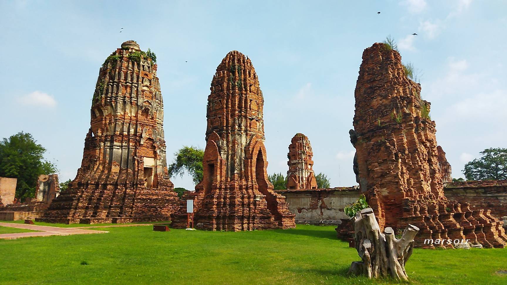 аюттайя. просто храм wat_mahathat ч.3 วัดมหาธาตุ ayutthaya อยุธยา